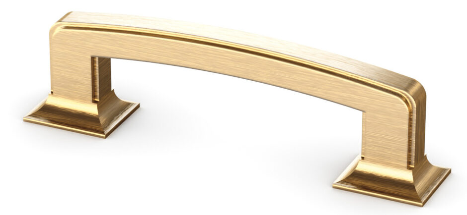 Rectangular Pull Modern Brushed Gold - Kitchen and Bathroom Cabinet ...