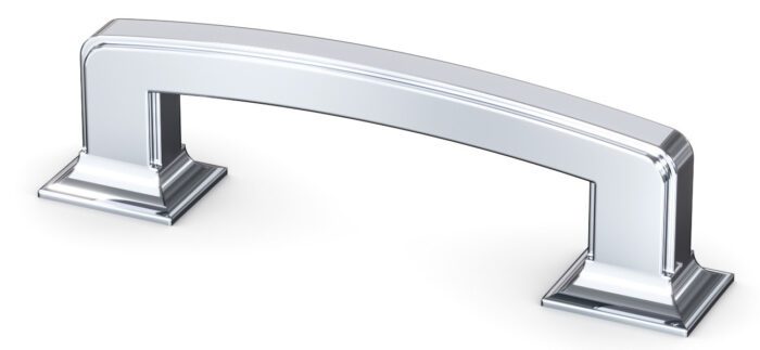 Rectangular Pull Polished Chrome - Kitchen and Bathroom Cabinet ...
